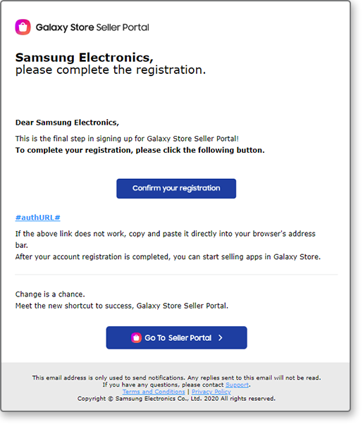 Samsung Galaxy Store Seller Portal